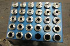 Machines Used | 5C Collets in Metal Rack, Bison 5C Collet Chuck, 5C Indexer