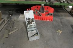 Machines Used | Steel Work Bench with Upper Shelves and Bench Vise