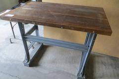 Machines Used | Metal Frame Work Bench with Wood Top