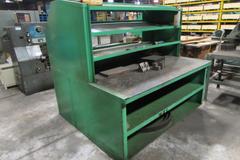 Double Sided Steel Work Bench with Contents | Machines Used