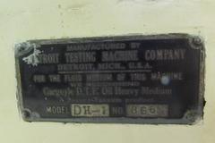 Machines Used | Detroit Testing DH-1 Hydraulic Hardness Tester with ...