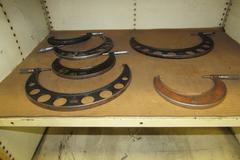 Machines Used | Steel Cabinet and Contents: Several Large Micrometers