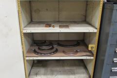 Machines Used | Steel Cabinet and Contents: Several Large Micrometers