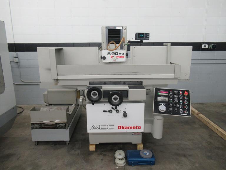Okamoto ACC-8.20DX 3-Axis Automatic Horizontal Surface Grinder with 2-Axis Digital Readouts on ...