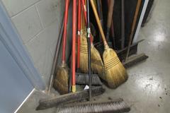 Machines Used | Assorted Shop Brooms and Shovels- As Shown
