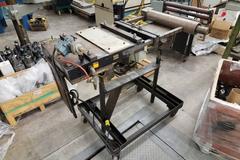 Machines Used | Heavy Duty Portable Fixture Table, Adjustable Height/Tilt