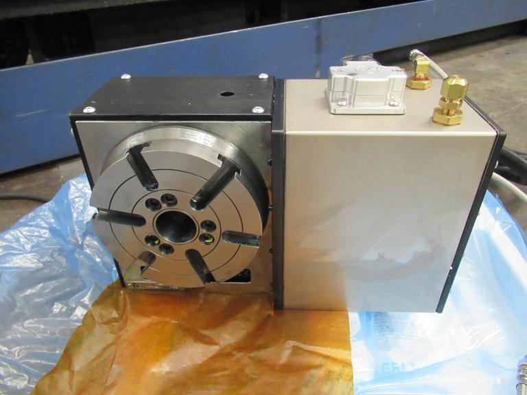 Haas HRT-160 Brushless Type Drive Motor, 6.3" T-Slot Faceplate, Cables ...