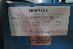 Machines Used | Novatec MDM-25 Resin Dryer System