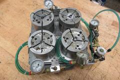 Machines Used | Mecatool GPS 240mm Pallet With (4) 4" 3 Jaw Pneumatic ...