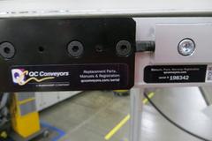 Machines Used | QC Conveyors 19-1/2" Wide Lift Up Paddle Type Belt Conveyor