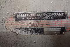 Machines Used | Barber-Colman 16-16 Gear Hobber with Downfeed