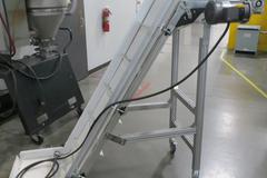 Machines Used | QC Conveyors 19-1/2" Wide Lift Up Paddle Type Belt Conveyor