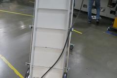 Machines Used | QC Conveyors 19-1/2" Wide Lift Up Paddle Type Belt Conveyor