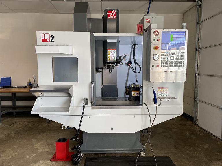 Haas DM-2 CNC Vertical Machining Center with Haas HRT-160 Rotary Table ...