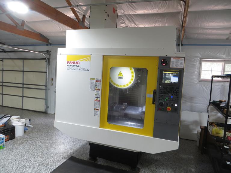 Fanuc RoboDrill Alpha D21LiB5-24K-ADV-F004B Long Bed CNC Drilling and ...