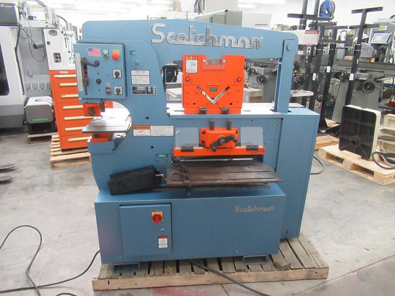 Scotchman 65 Ton Hydraulic Ironworker Model 6509-24M, Punch Station ...