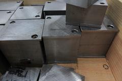 Machines Used | Pallet of Miscellaneous Steel Plates and Wood Box Mud ...