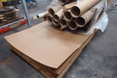 Machines Used | Cardboard Sheets (4X8) and Shipping Tubes