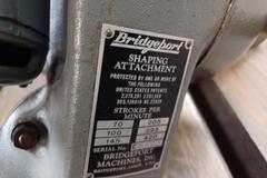 Machines Used | Bridgeport Model E Shaping Attachment