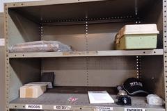 Machines Used | Cabinet and Shelf with Contents of Spare Parts ...