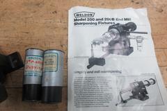 Machines Used | Weldon Model 200 & 200B Sharpening Fixture with (2 ...
