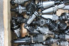 Machines Used | Dozens of CAT40 Tool Holders, Various Types, End Mill ...