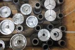 Machines Used | Crate With Dozens of 16C Collets, Step Collets and ...