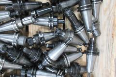 Machines Used | Dozens of CAT40 Tool Holders, Various Types, End Mill ...