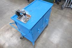Machines Used | Rolling Tool Cart with Doors and Removable Wood Top ...