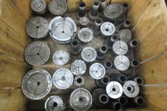 Machines Used | Crate With Dozens of 16C Collets, Step Collets and ...