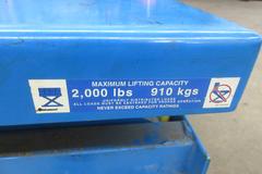 Machines Used | Bishamon Lift2K Electic Over Hydralic Lift Table, 39 ...