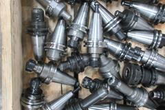 Machines Used | Dozens of CAT40 Tool Holders, Various Types, End Mill ...