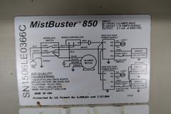 Machines Used | MistBuster 850 Mist Collector