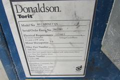 Machines Used | Donaldson / Torit 60 Cabinet QS Filter Type Dust ...