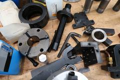 Machines Used | Assorted Lot of Tooling: 5C Step Chucks, Boring Bar Bushings, Stick Tools ...