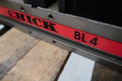 Chick BL4 4" Double Lock Machine Vise with Steel Jaws and Handle ...