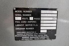 Machines Used | Marvel Spartan PA13/3EPC