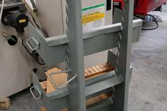 Machines Used | Rack Engineering Rolling Shelf with (4) Adjustable Shelves