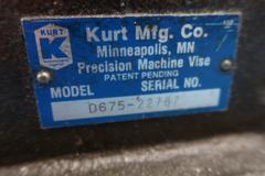 Machines Used | Kurt D675 6" Machine Vise with Steel Jaws