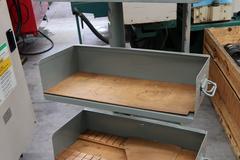 Machines Used | Rack Engineering Rolling Shelf with (4) Adjustable Shelves