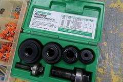 Machines Used | Assorted Tools: Greenlee Knockout Punch Set, Powder ...
