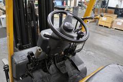 Machines Used | TCM FGC18-3L 2850lb Capacity LP Powered Fork Lift with ...