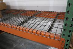 Machines Used | (5) Sections of Teardrop Pallet Racking with (6) 3' x ...