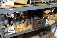 Machines Used | (4) Shelves & Contents of Fasteners, Parts and More