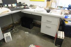 Machines Used | Metal Desk With Return