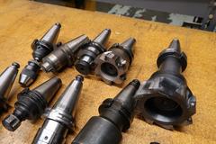 Machines Used | Cat 40 Tool Holders, (9) Including (1) Schunk Hydraulic ...