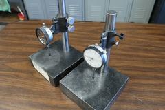 Machines Used | 6" x 6" Granite Base Indicator Stands, Each with .001 ...