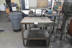 Machines Used | Steel Work Bench with Lower Shelf and Upper Shelf and ...