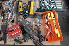 Machines Used | Hand Tool Assortment: Wrenches, Sockets, Knives, Screw ...