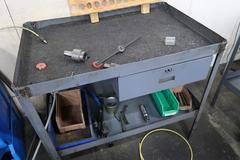 Machines Used | Steel Work Bench with Drawer and Lower Shelf